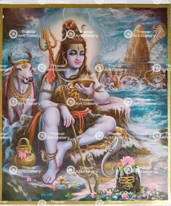 Antique vintage art gallery in online: Mahadev - Thevar Art Gallery