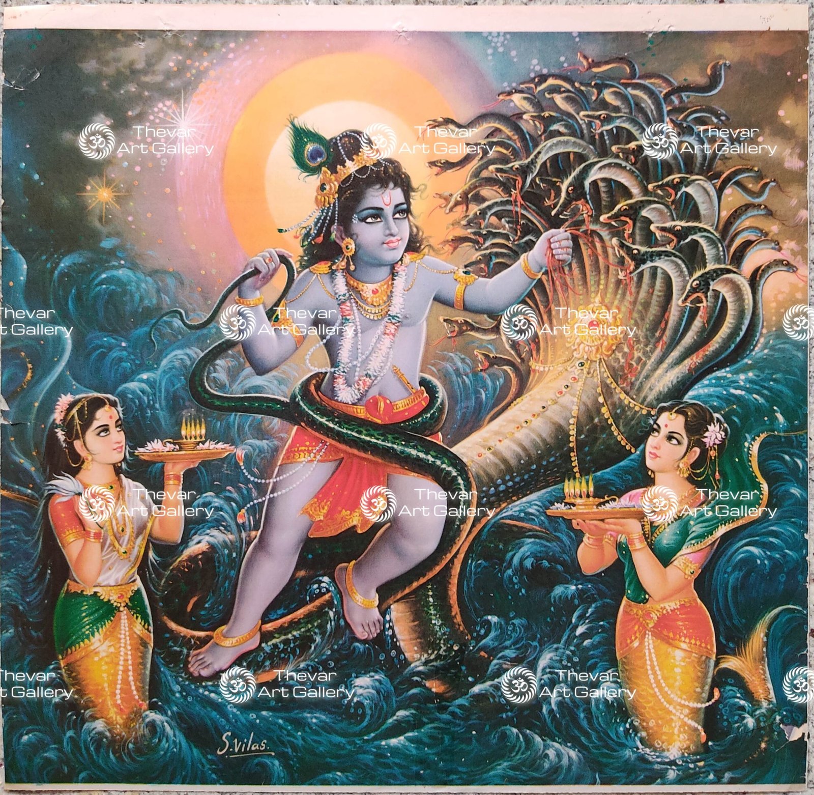 Kalinga Narthanam | Krishna - Thevar Art Gallery