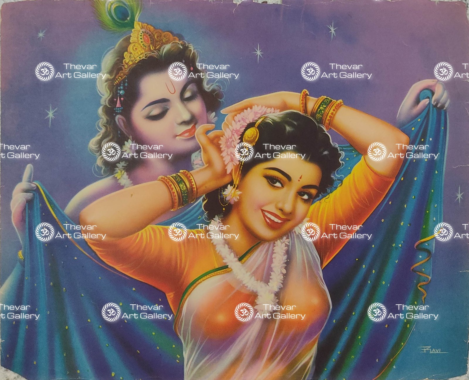 Radhe Krishna | Radhe Shyam - Thevar Art Gallery