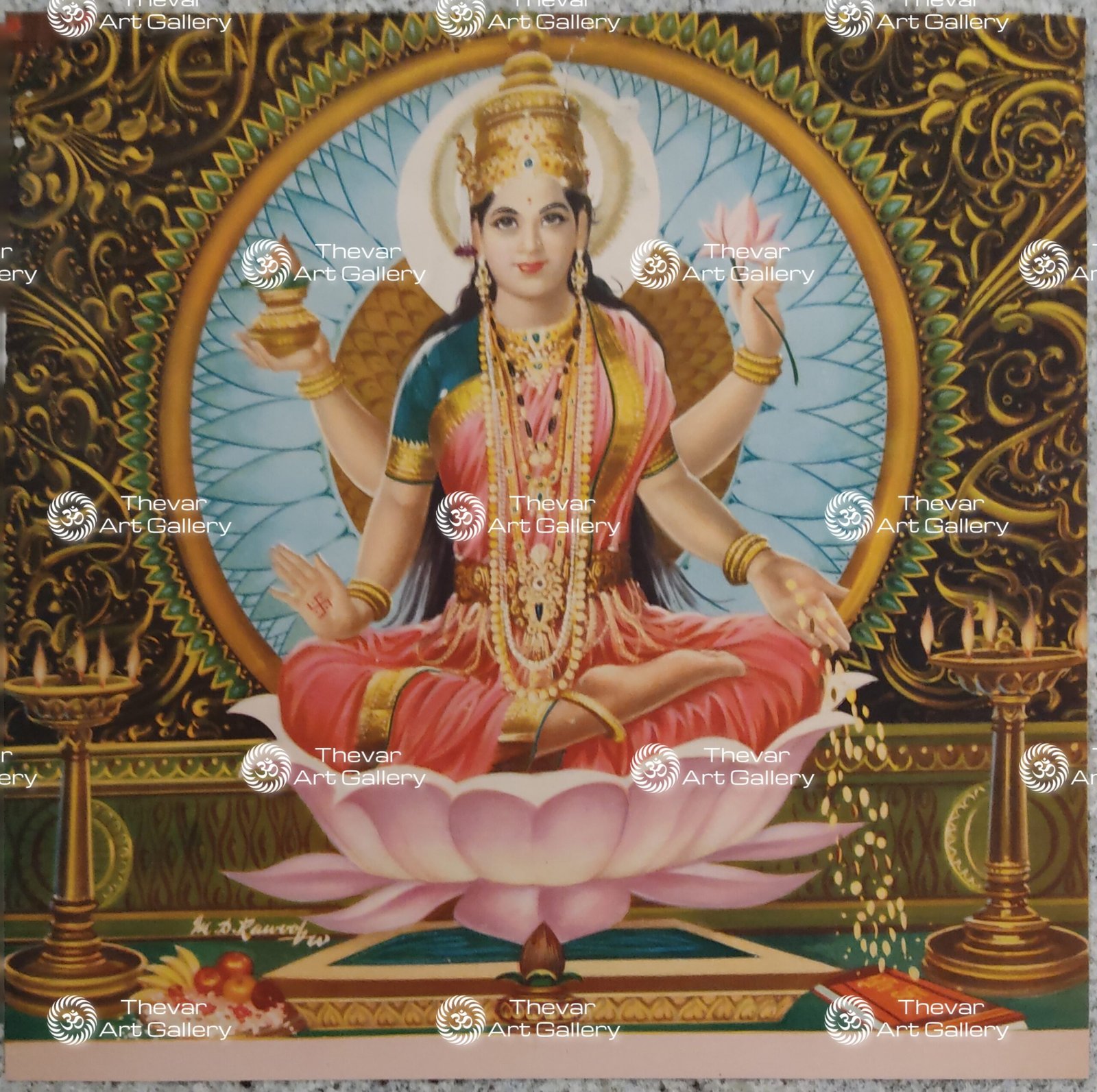Lakshmi devi | Laxmi - Thevar Art Gallery